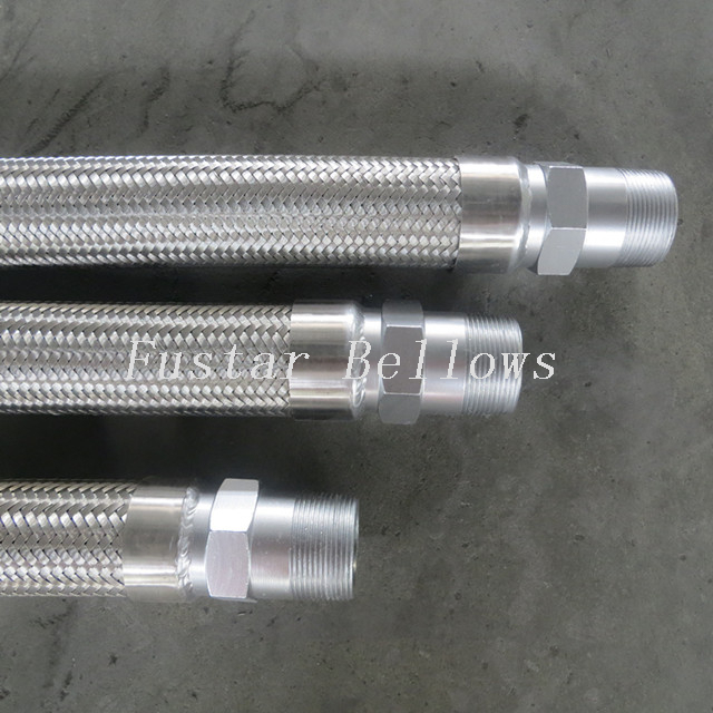 1-1/2"--300mm NPT male&female threaded metal hose - Buy 1-1/2"---300mm ...