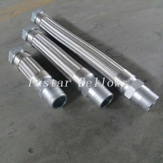 1-1/2"--300mm NPT male&female threaded metal hose - Buy 1-1/2"---300mm ...