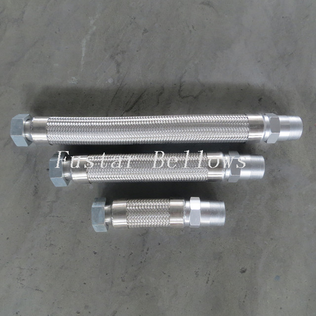 1-1/2"--300mm NPT male&female threaded metal hose - Buy 1-1/2"---300mm ...